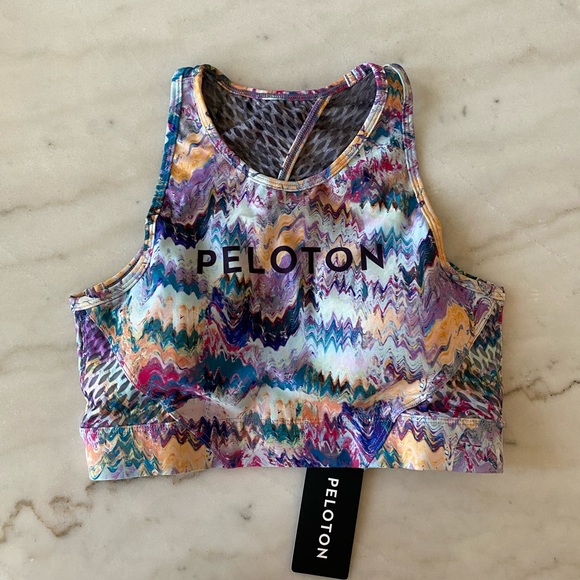 Peloton | Tops | Nwt Peloton River Rock High Neck Sports Bra | Poshmark
